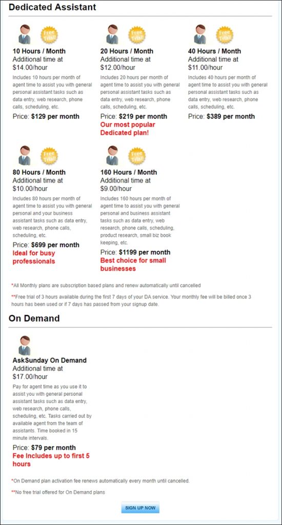 AskSunday Review - Ask Sunday Virtual Assistant Ratings and Reviews